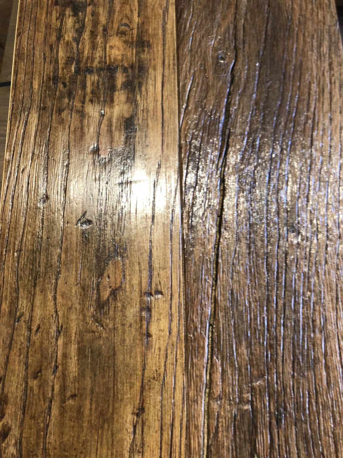 Original Antique Reclaimed Elm Bespoke Engineered Wood Flooring ...
